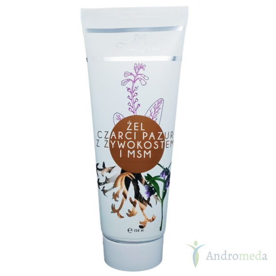 Żel czarci pazur z żywokostem i MSM w tubie 250ml - Bio sklep Andromeda